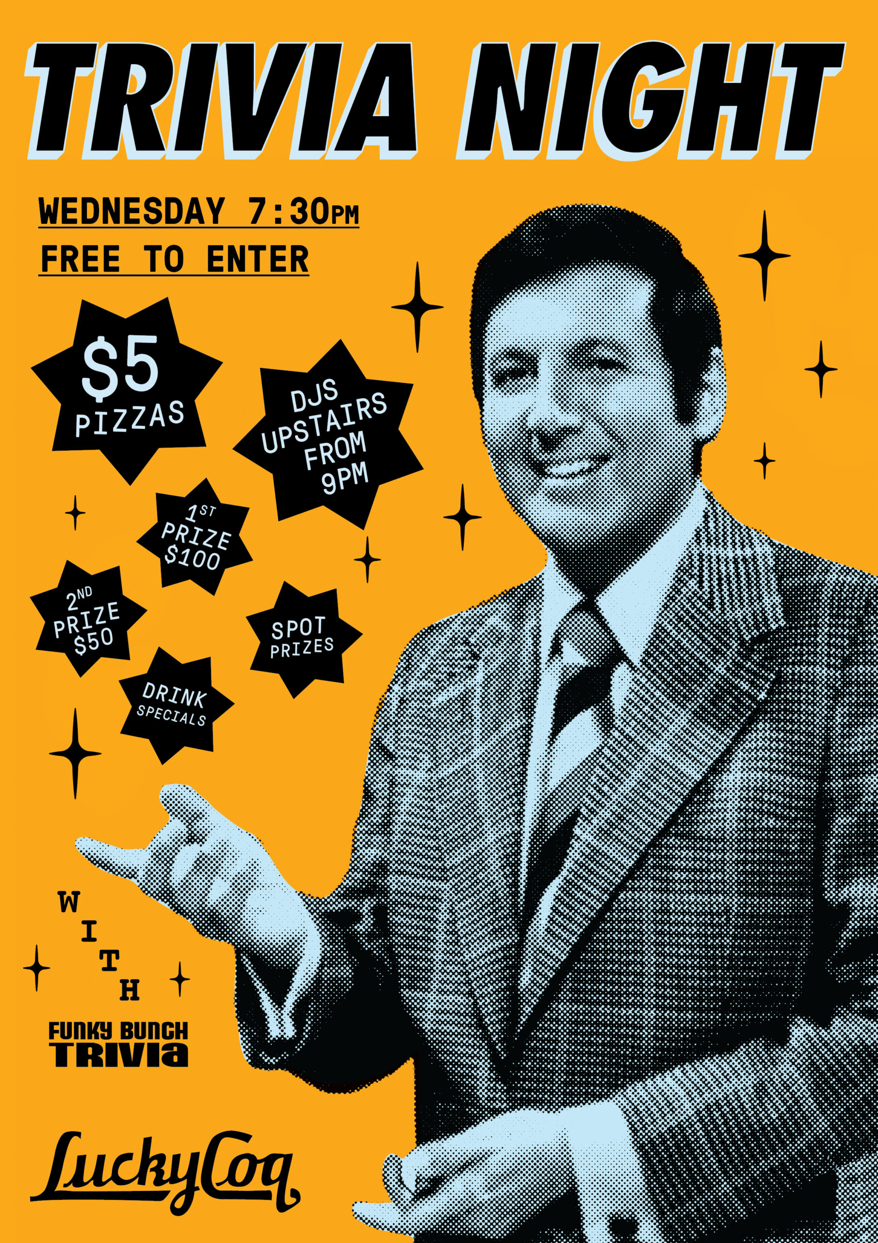 Lucky Bunch Trivia - Lucky Coq